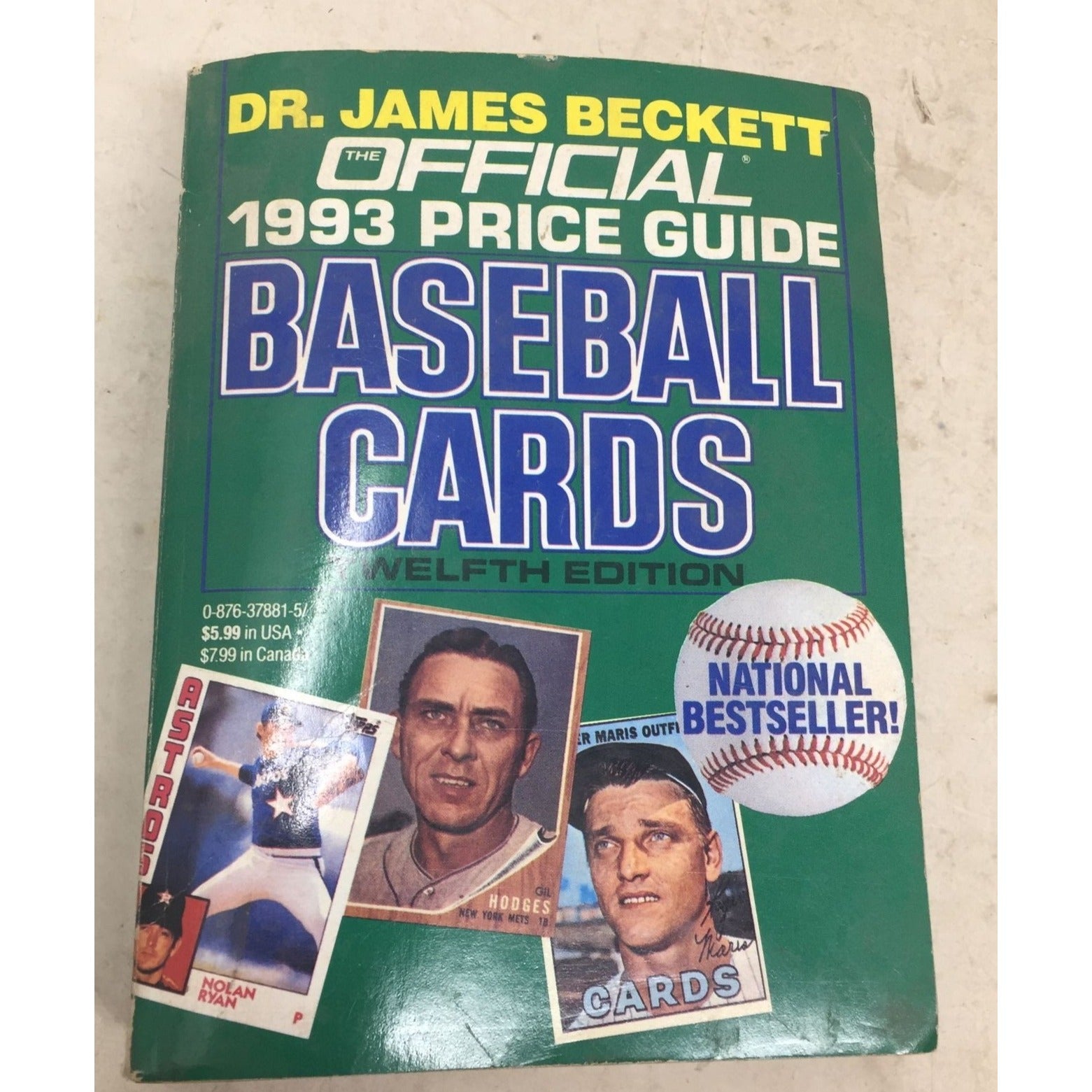 Dr. James Beckett 1993 Official Price Guide To Baseball Cards – A+ Stuff