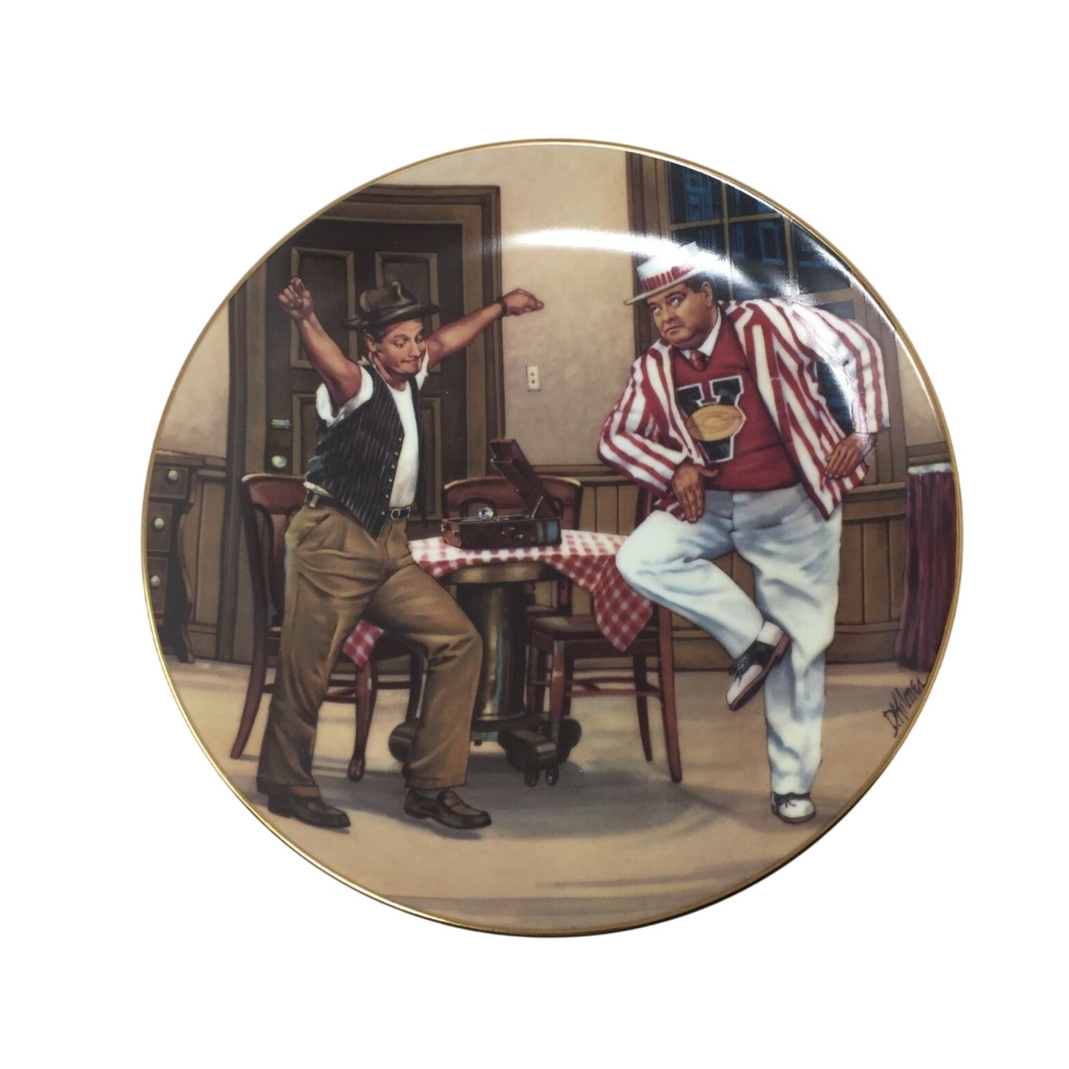 Vintage 1987 The Hucklebuck from The Official Honeymooners Plate Colle ...
